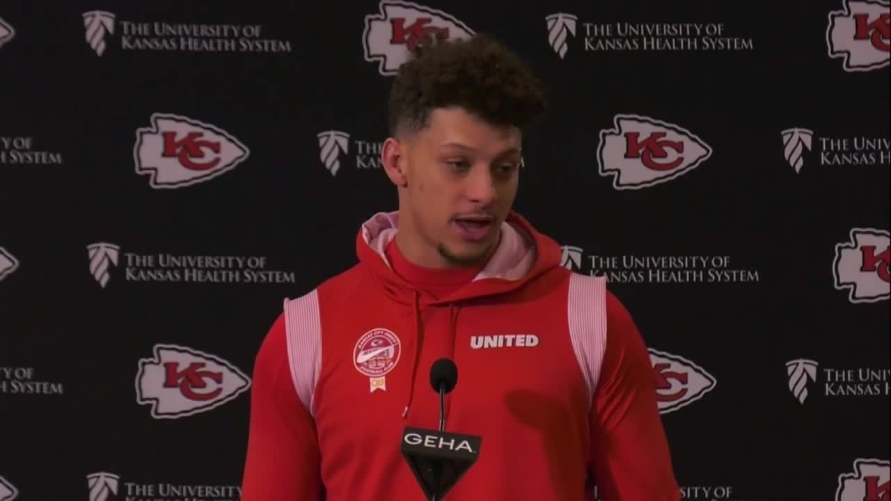 Patrick Mahomes continues preparations for the AFC Championship game in ...