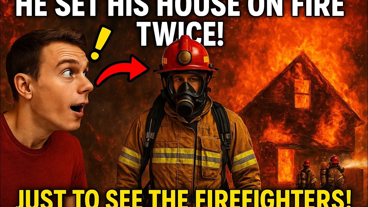 Man Sets Home on Fire to See Firefighters! - YouTube