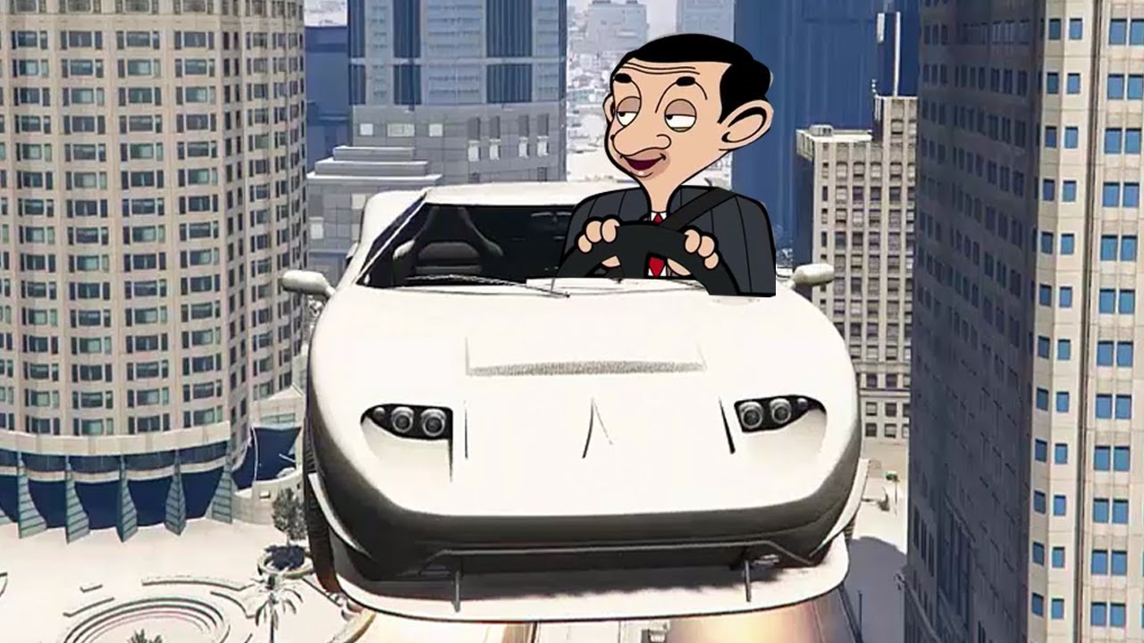 Mr Bean Drives Flying Car To Save City ★ Mr Bean Movie Full Episode ...