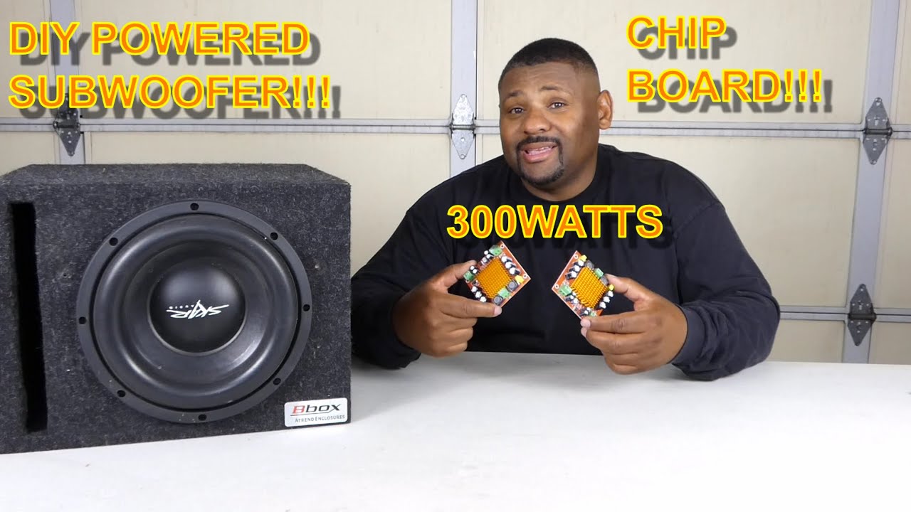 DIY POWERED SUBWOOFER! HOME AUDIO SUBWOOFER! - YouTube