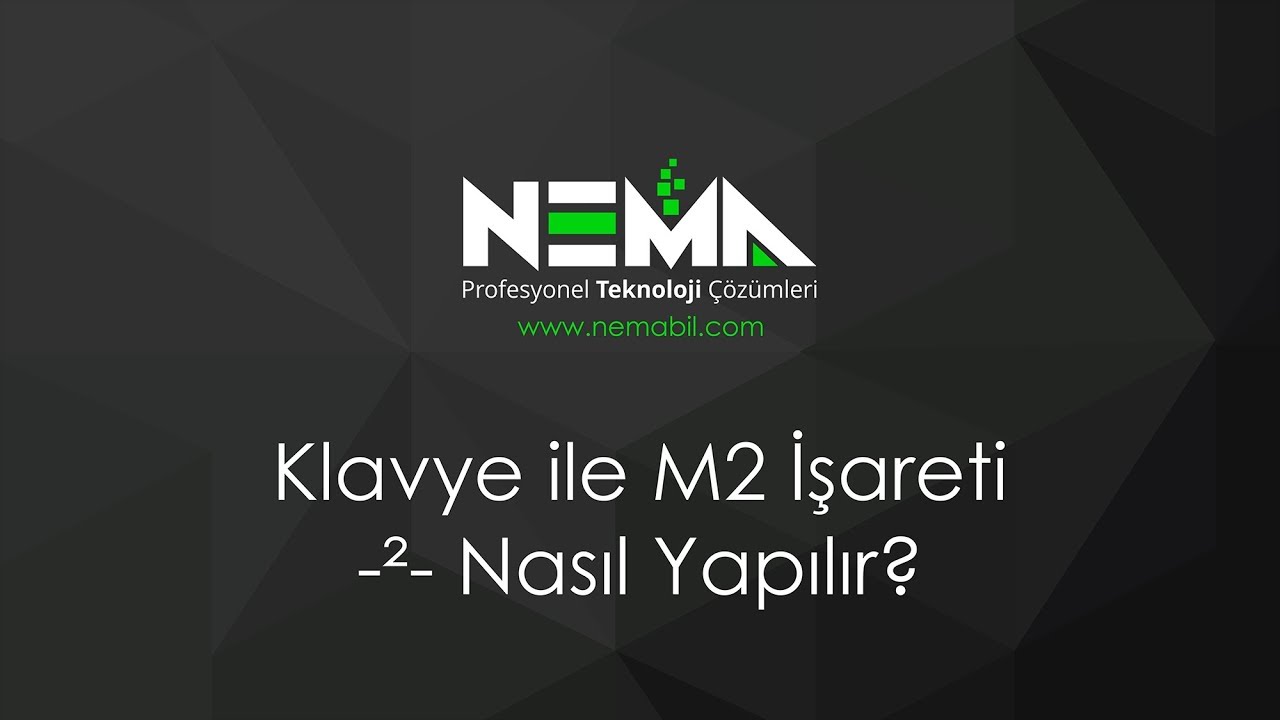 Klavye Ile M2 areti Nas l Yap l r YouTube