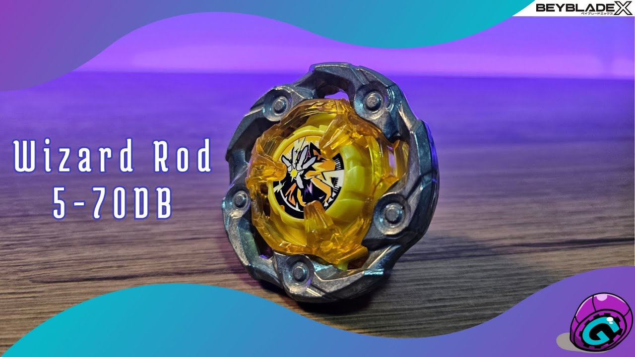 Beyblade X | Wizard Rod 5-70DB | Unboxing + Batalhas - YouTube