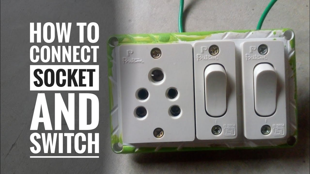 how to make electric extension board ।Connection of socket সকেট এবং ...
