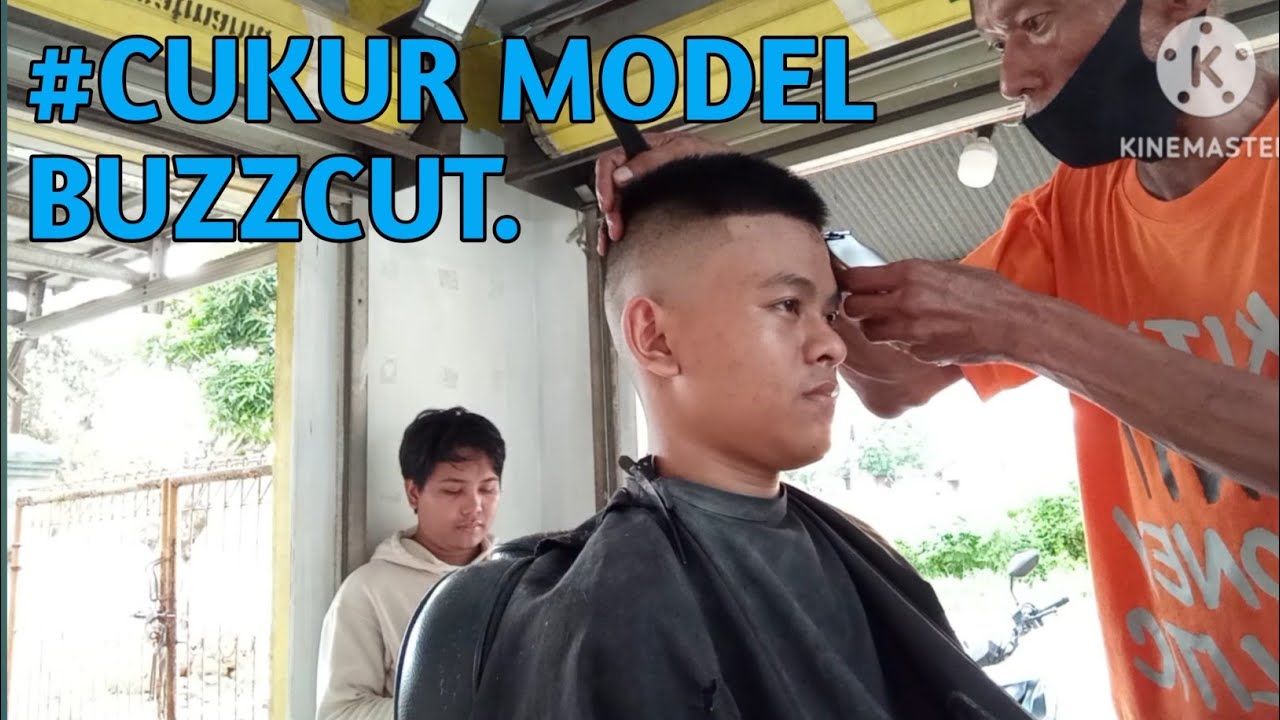 #CUKUR MODEL BUZZCUT. - YouTube