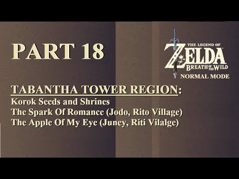 The Legend Of Zelda - BOTW: Tabantha Tower Region: Korok seeds and ...
