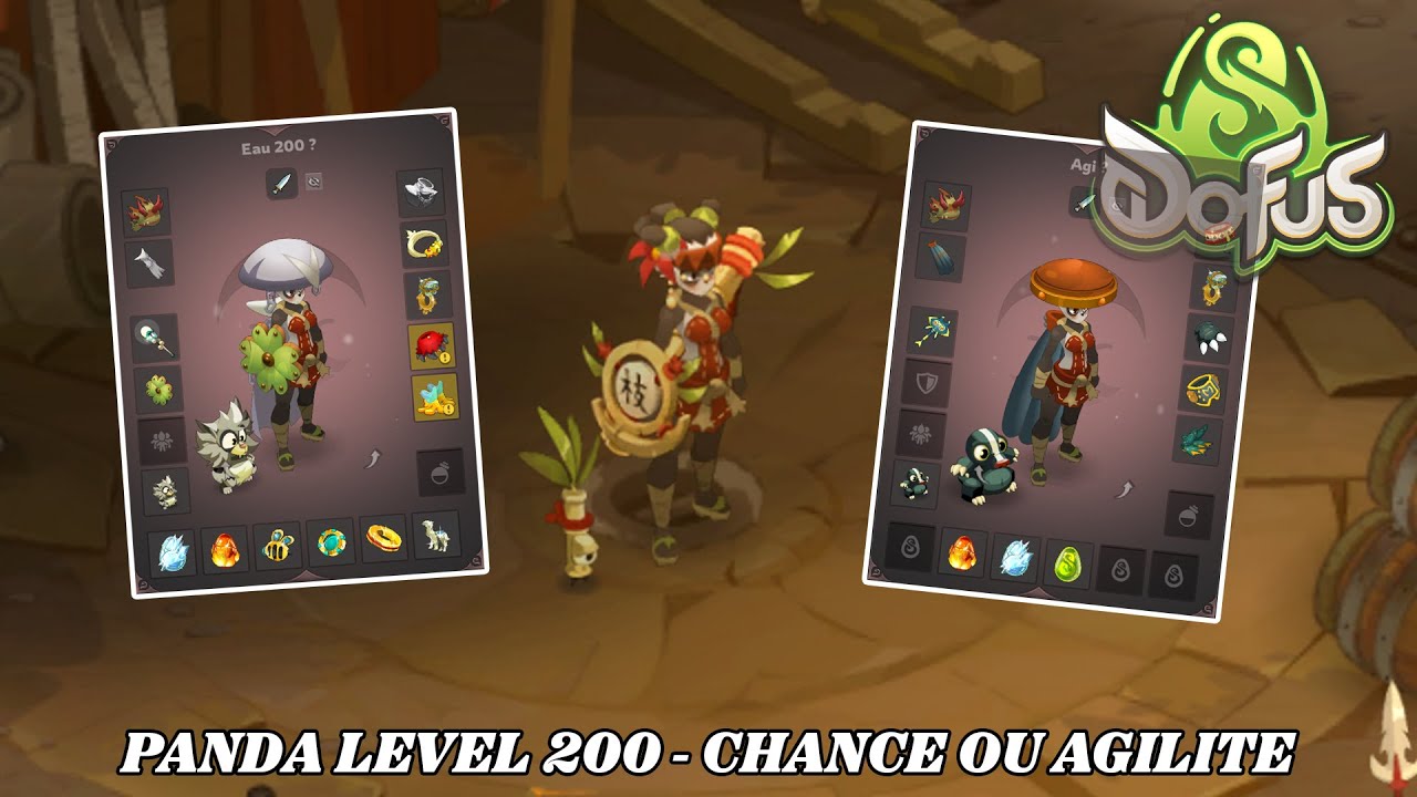 🐼 MON PANDA ENFIN NIVEAU 200 🎉 – QUEL ÉLÉMENT CHOISIR : EAU OU AGI ? 🌊 – DOFUS 3 - YouTube