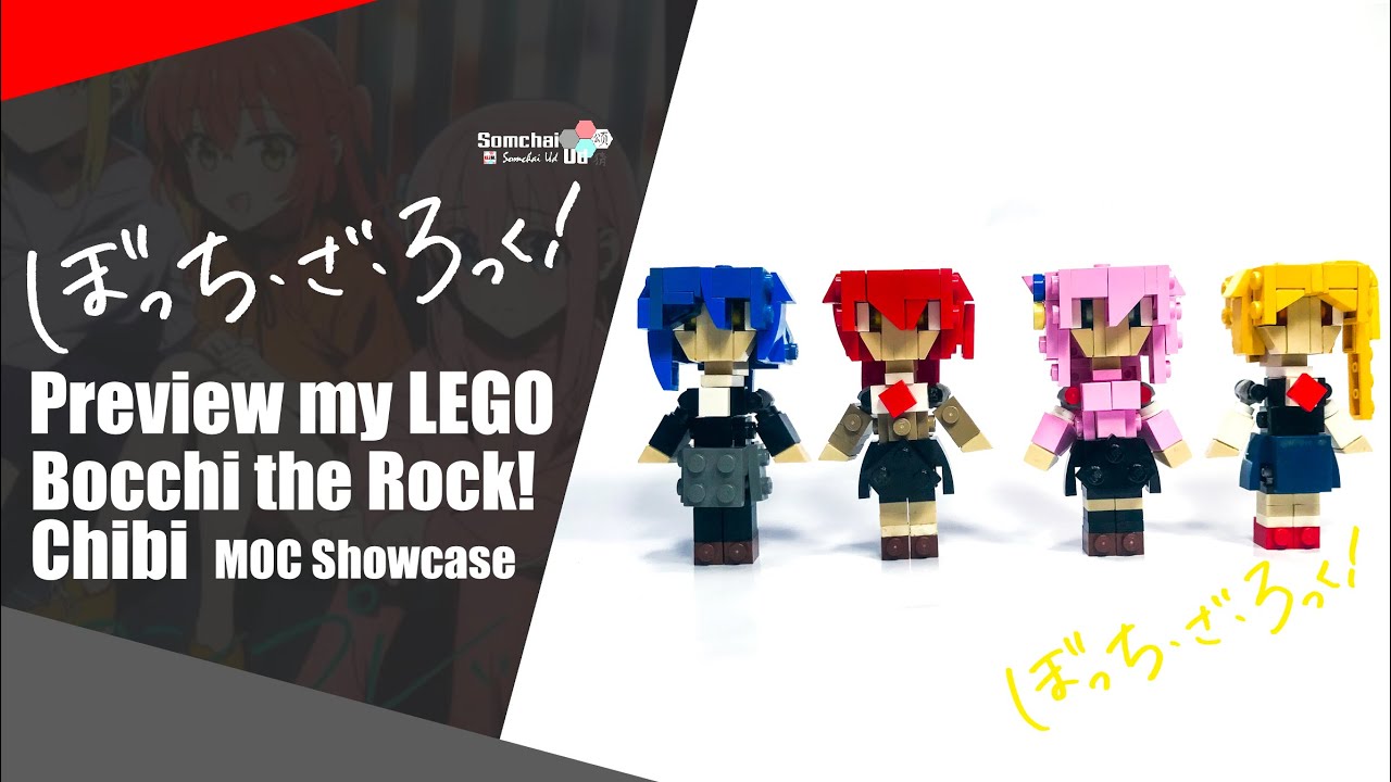 Preview my LEGO Bocchi the Rock! Chibi MOC | Somchai Ud - YouTube