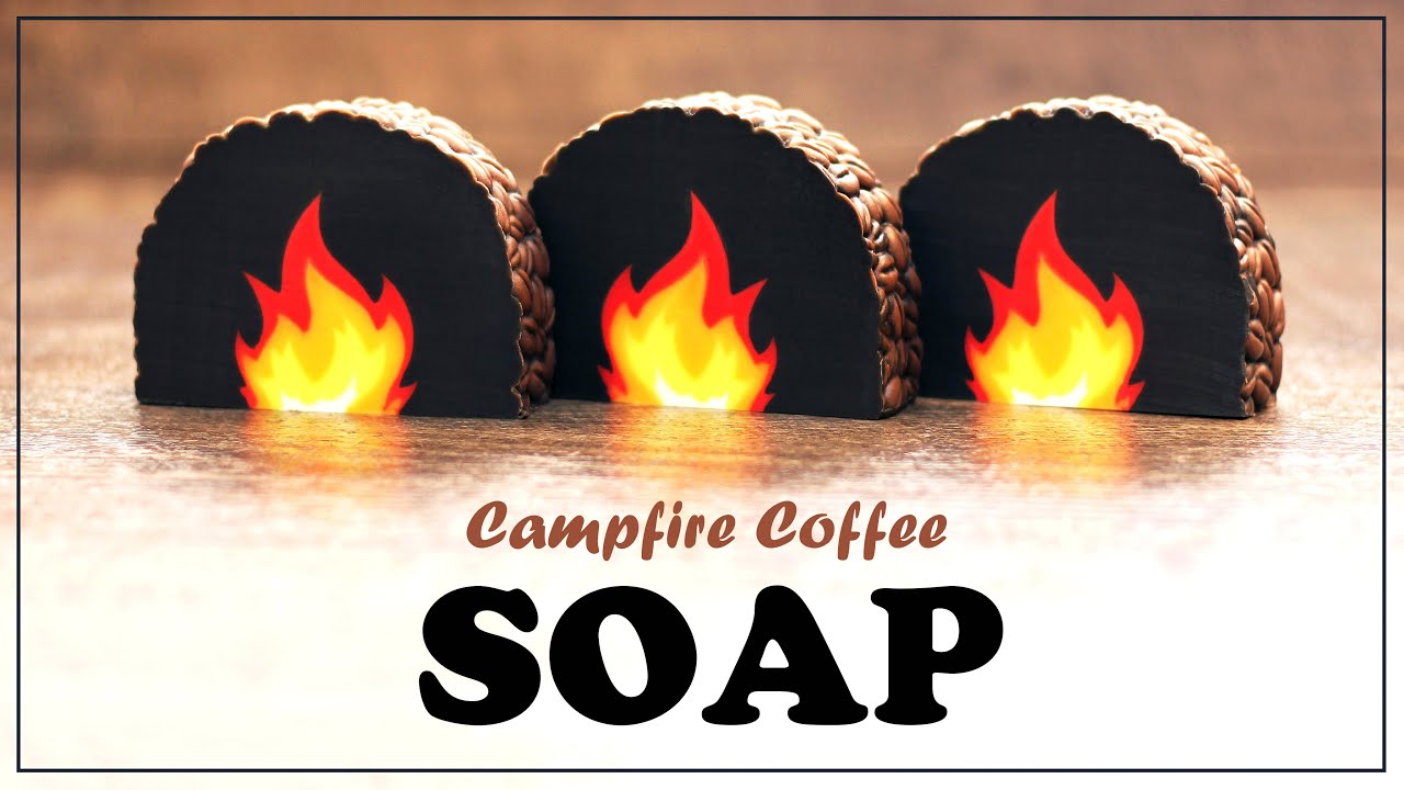Campfire Coffee ~ Cold Process Soap Making tutorial with an Impression ...