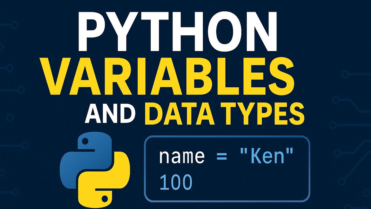 Python Variables & Data Types Explained| Beginner-Friendly Guide - YouTube