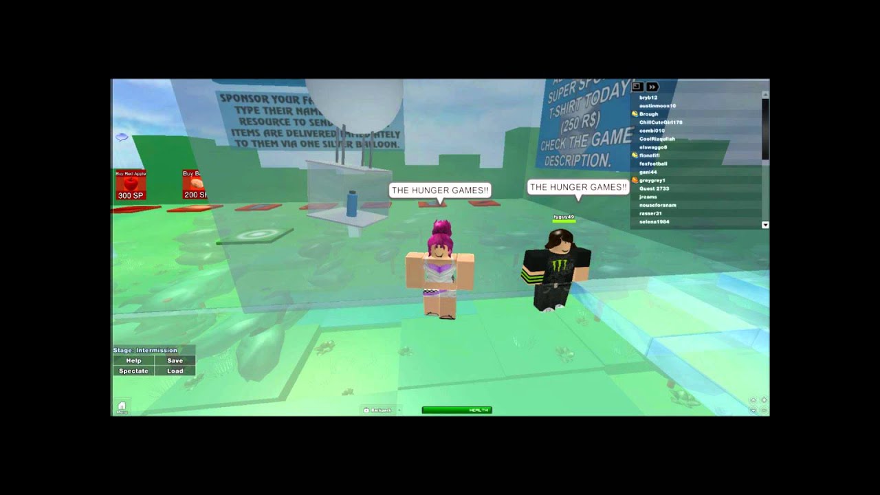 ROBLOX: THE HUNGER GAMES!! - YouTube