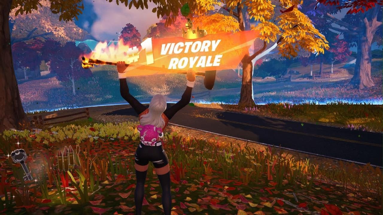 *NEW* RED PANDA HOOD DOWN SYD SKIN IN FORTNITE PS5 + A VICTORY ROYALE ...