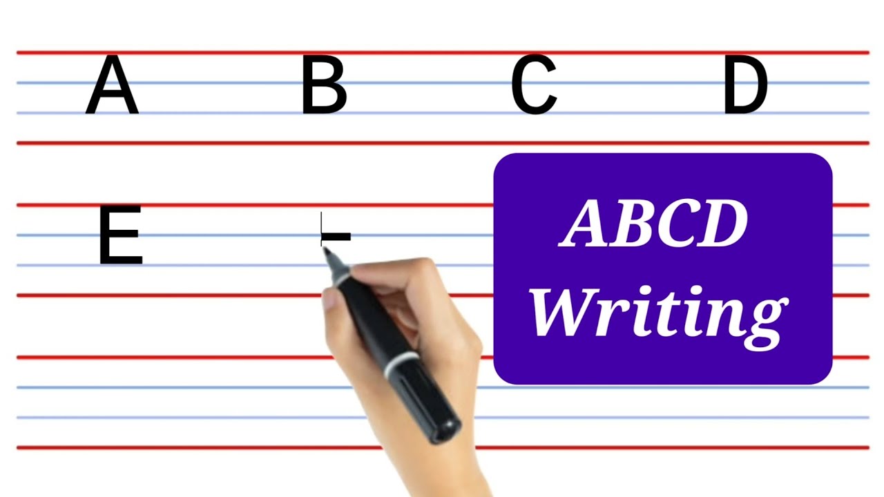 ABCD Writing|ABCD Songs| Alphabet|Phonics|Capital Letters A to Z ...