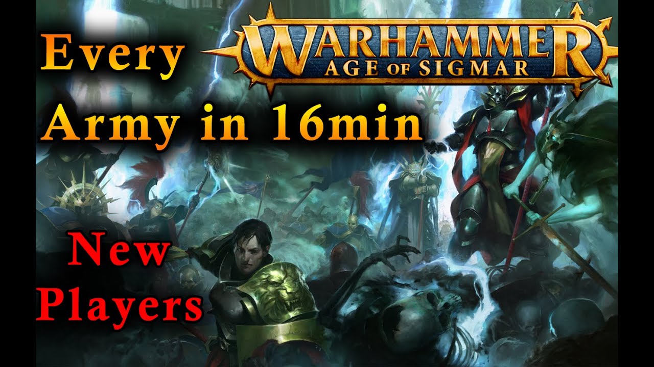 Every AoS Army In 16 Minutes - 2020 - YouTube