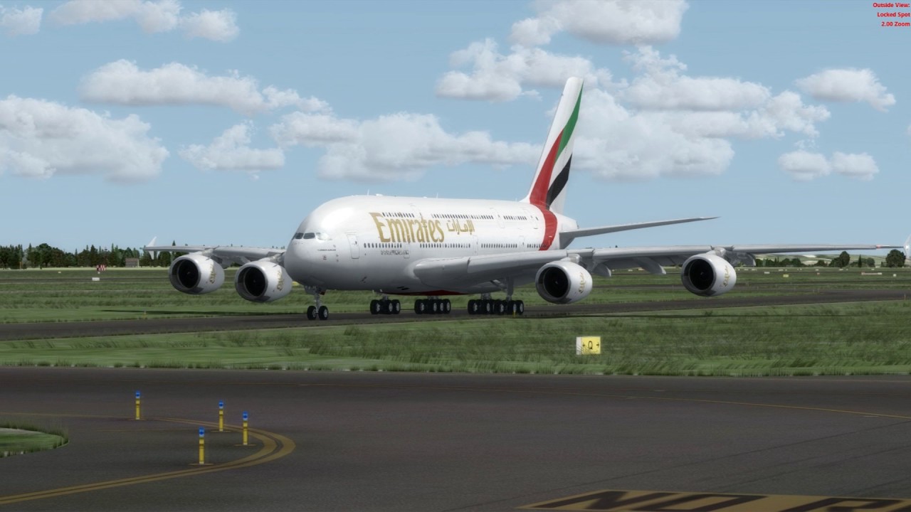 P3D | Paris - Dubai | A380 - YouTube
