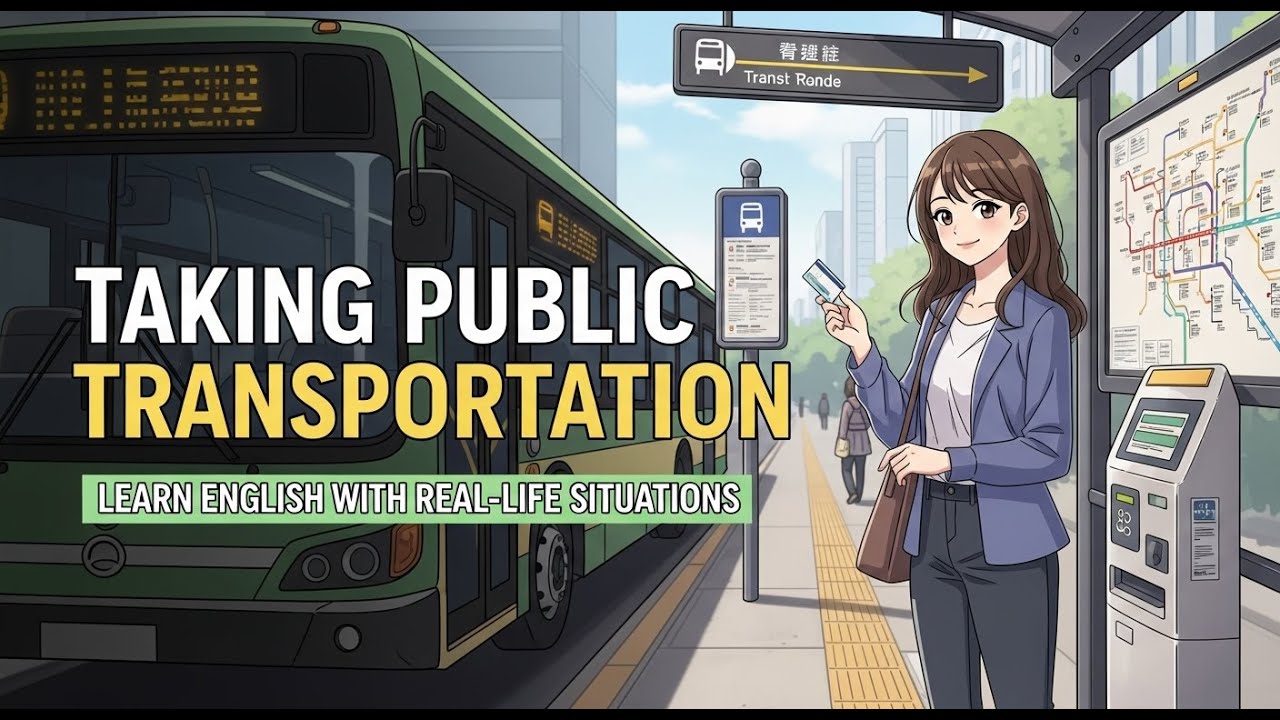[English Listening] Real-Life Roleplay – Taking Public Transportation ...