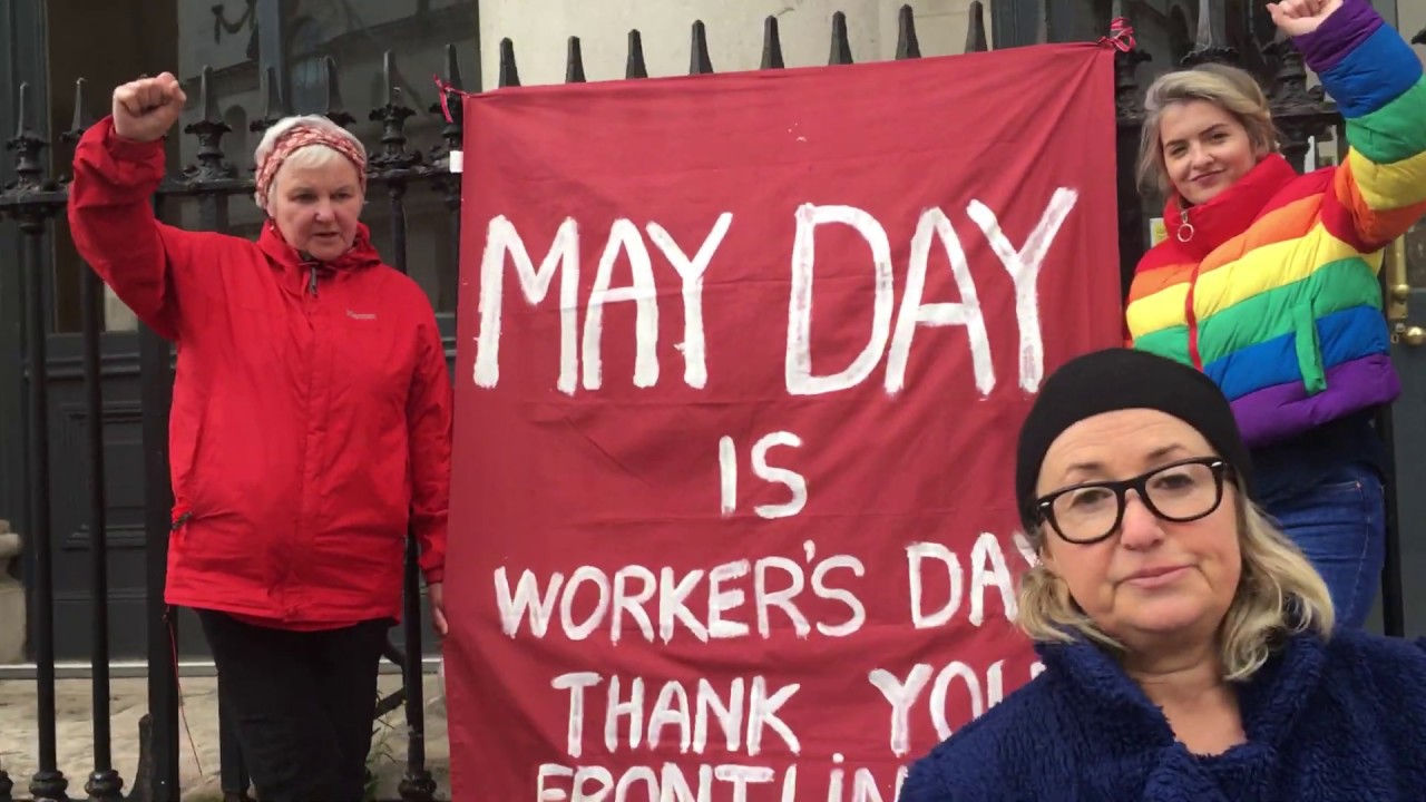 Bríd Smith TD with Cllrs Tina MacVeigh & Hazel de Nortúin, MAYDAY ...