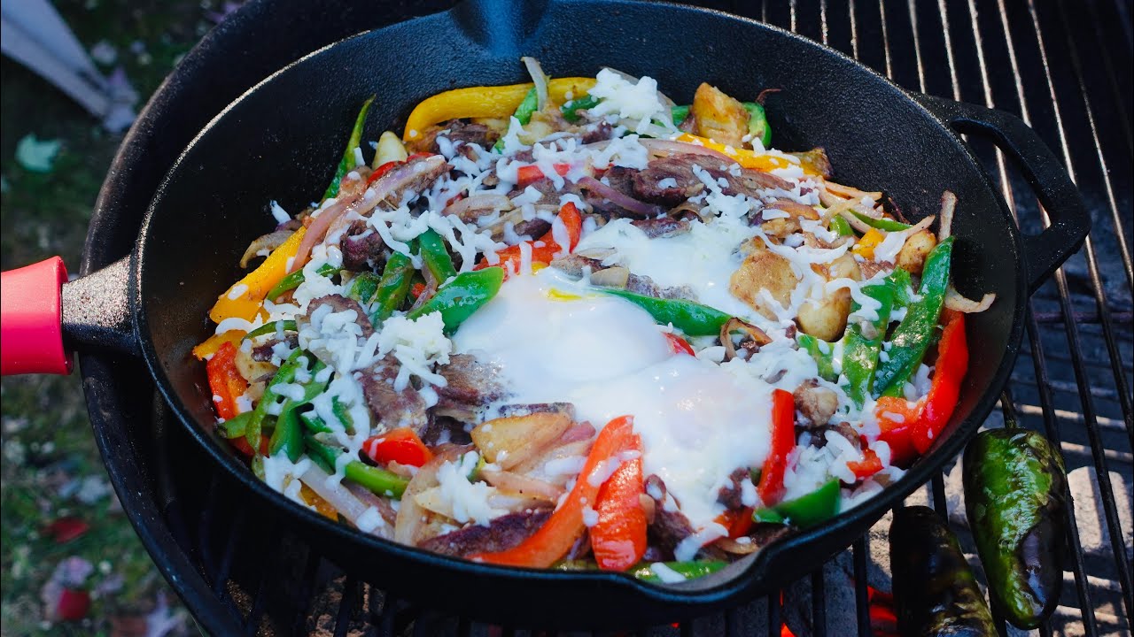 Desayuno con vegetables y carne 🥩 | RIB-EYE BREAKFAST SKILLET | Brunch ...