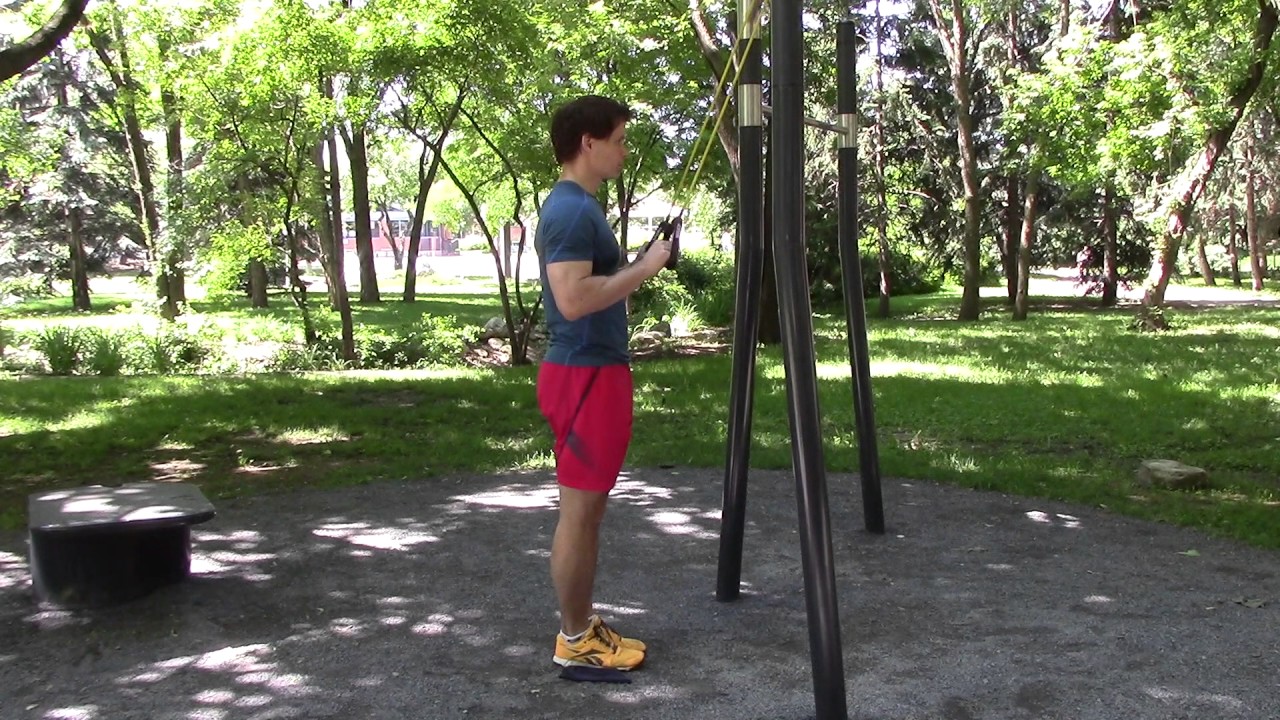 TREKFIT - Triceps extension / Extension des coudes - YouTube