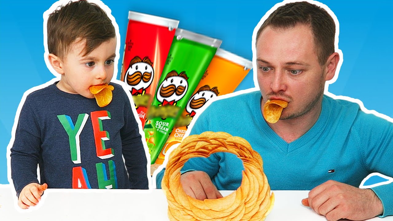 Pringles Stack Ring Challenge - YouTube
