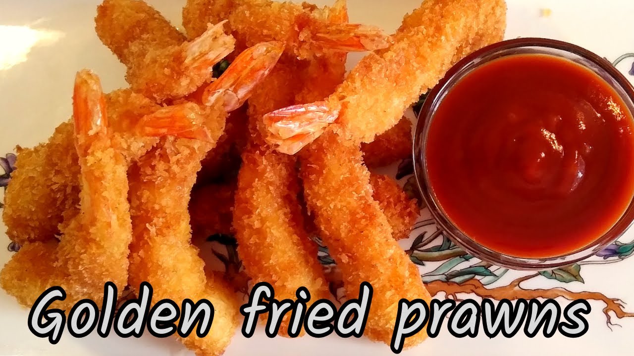 Crispy golden fried prawns | Prawn fry recipe | Quick & easy Japanese ...