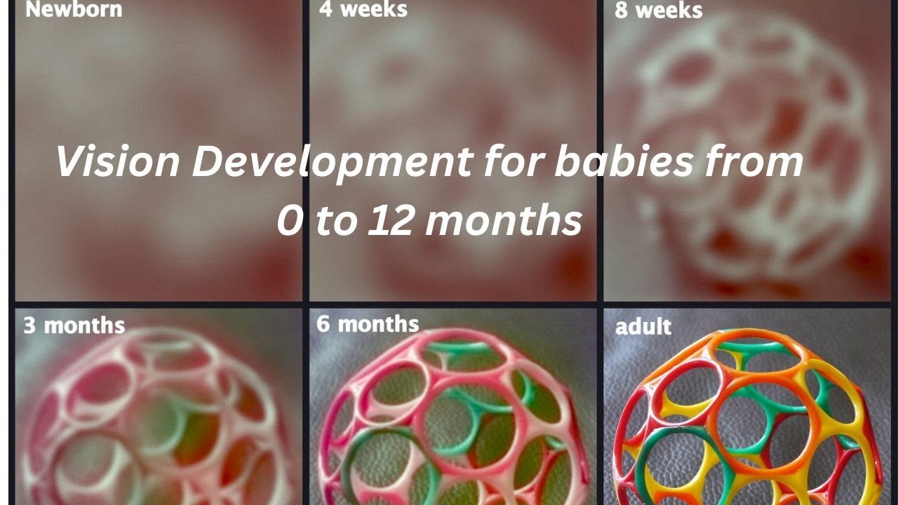 Vision development for babies from 0 to 12 months - YouTube