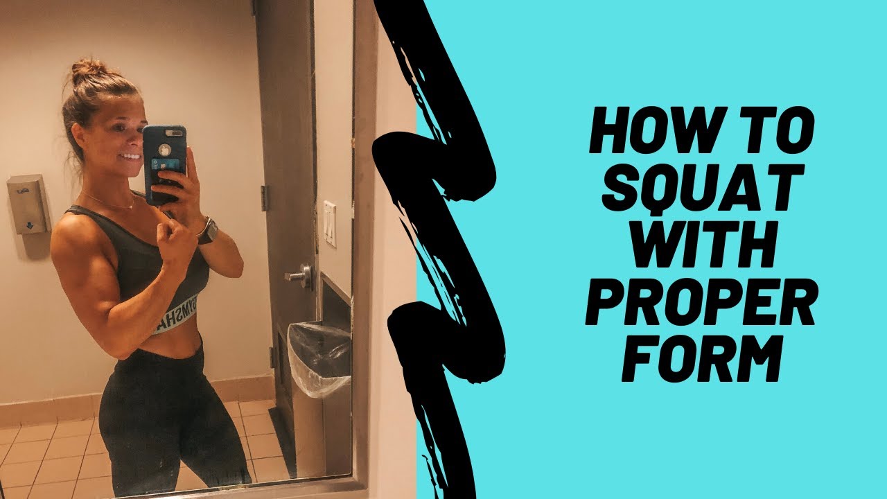 Proper squat form - YouTube