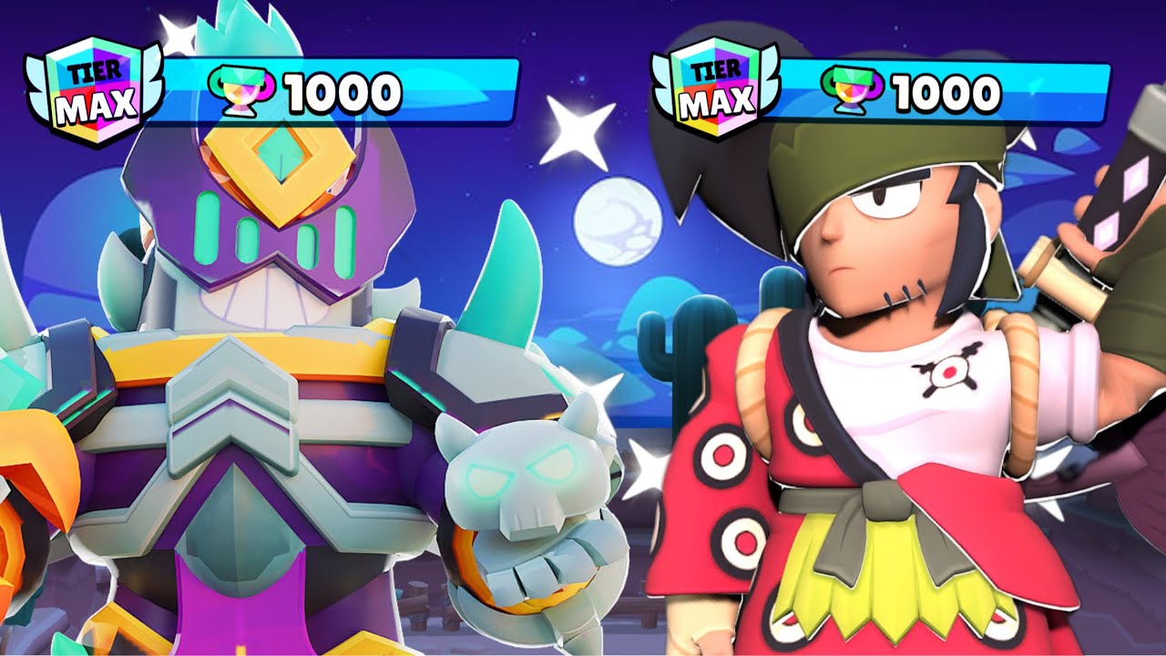 10 EASIEST Brawlers to Push 1000 Trophies (MAX TIER) - YouTube