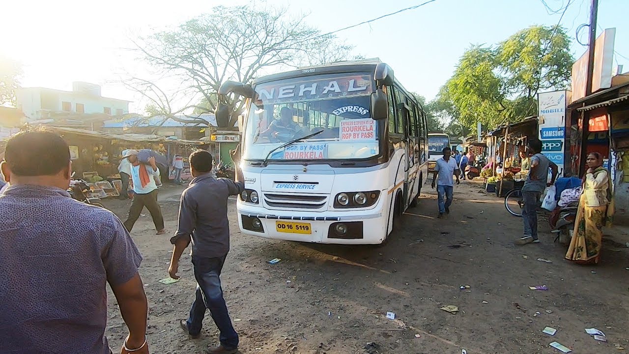 My Indian Bus Journey Experience from Jharsuguda to Rourkela | The ...
