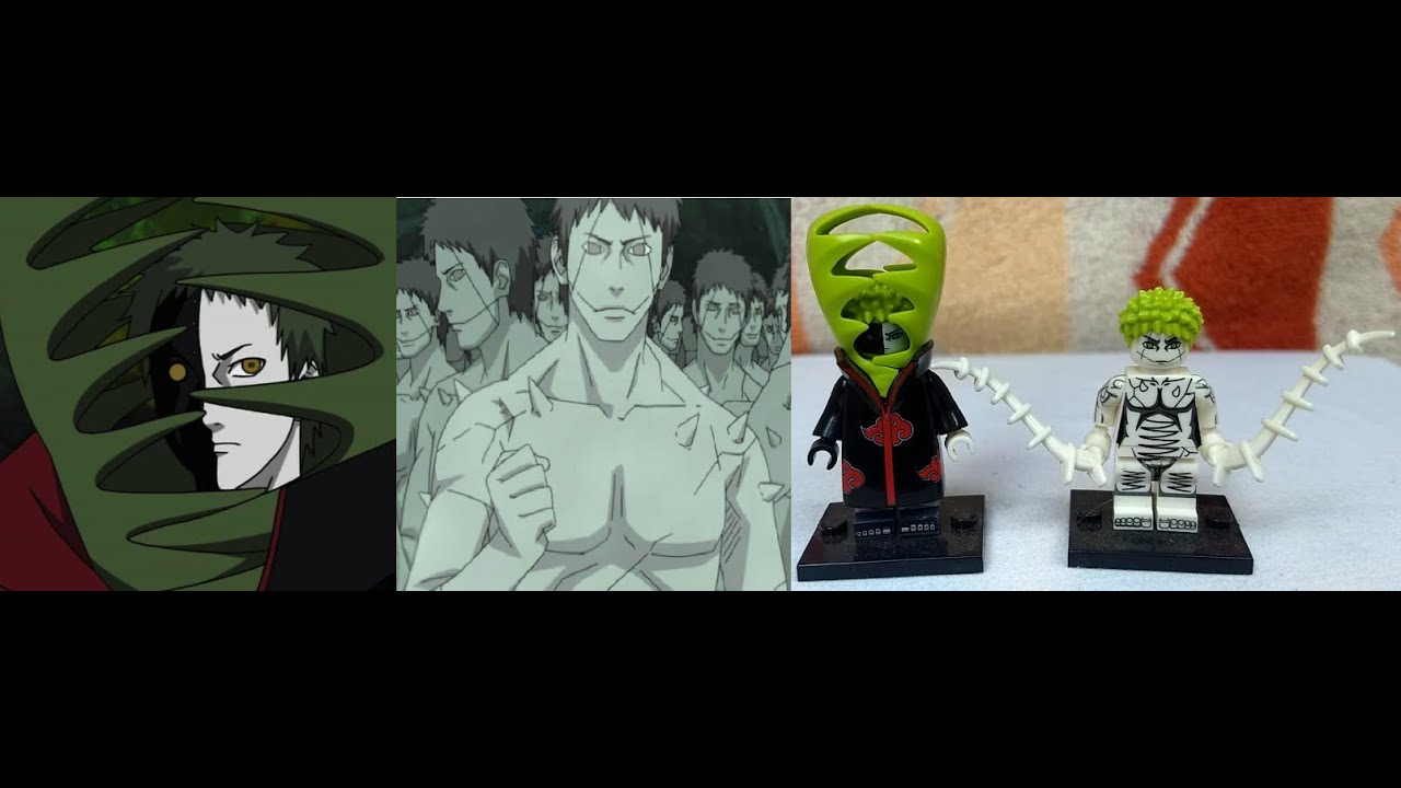LEGO NARUTO ZETSU AND ZETSU WHITE - YouTube
