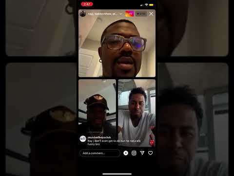 RayJ, Pleasure P& Bobby Valentino live on instagram