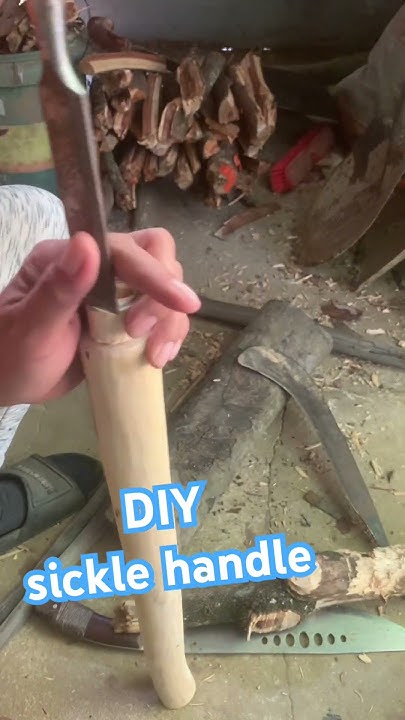 Nag DIY ng sickle handle #shorts #shortsvideo - YouTube