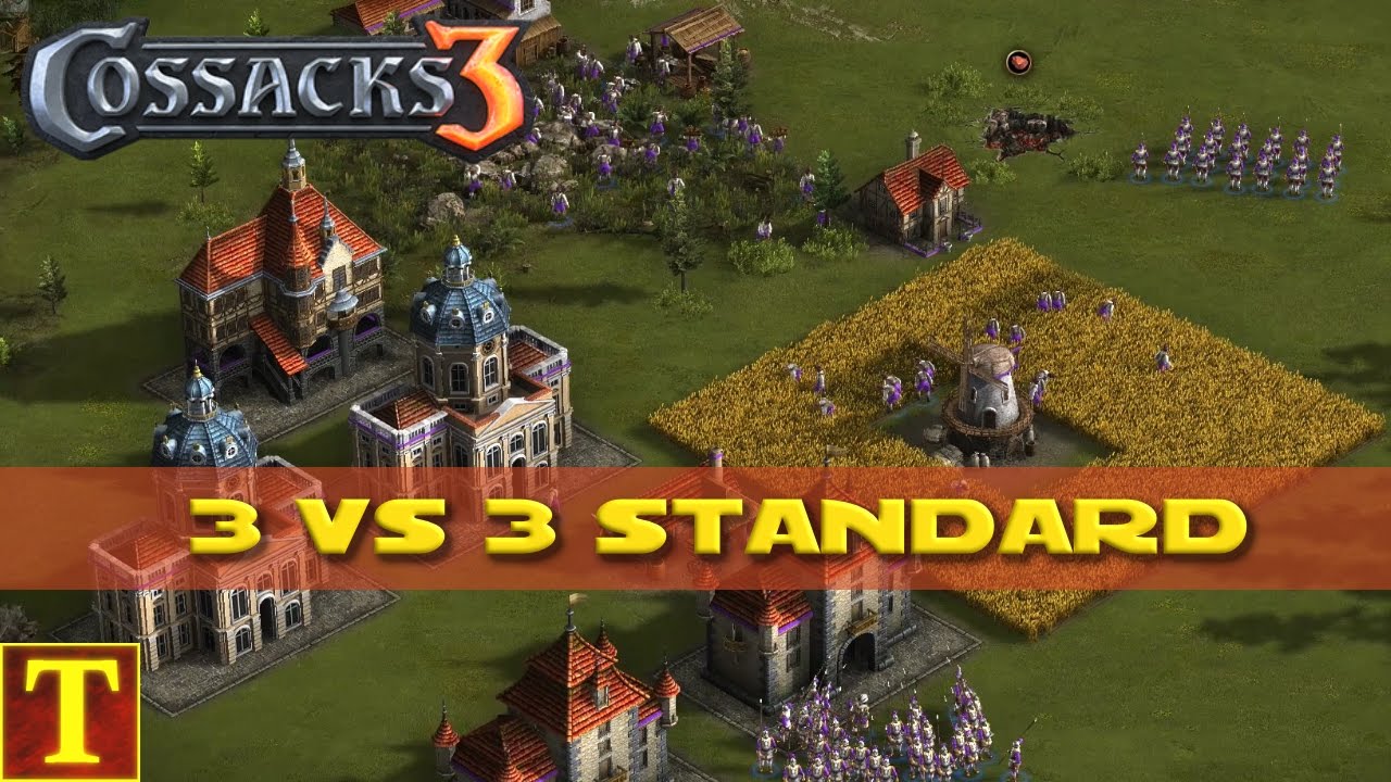Cossacks 3 - 3v3 Your basic game - YouTube