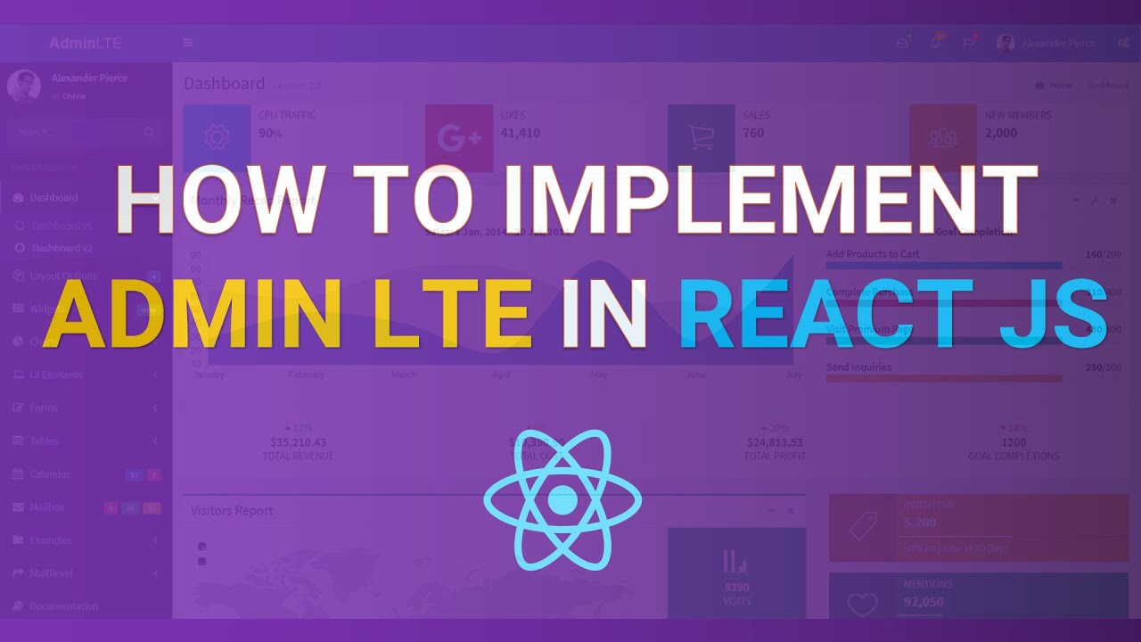 How To Implement AdminLTE In React JS YouTube How To Implement AdminLTE In React JS YouTube