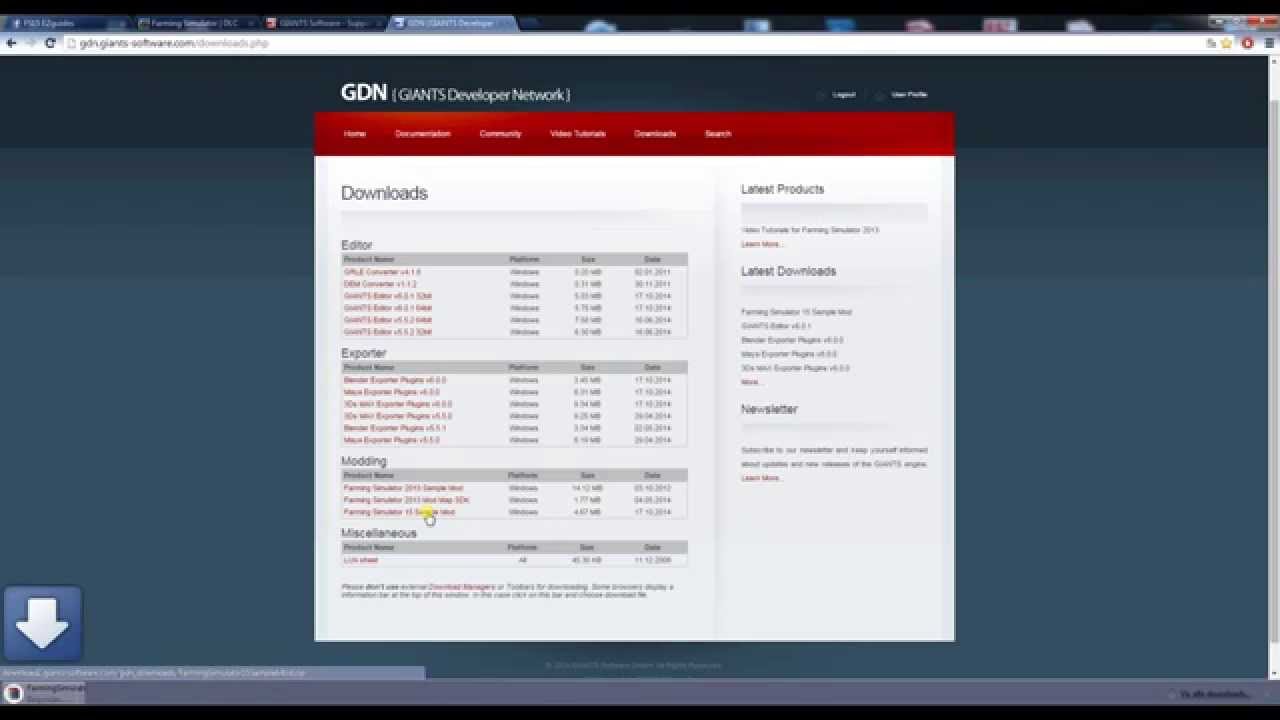 #1 - Intro - Officiel side - Officiel forum - GDN - Sample Mod 15 - YouTube