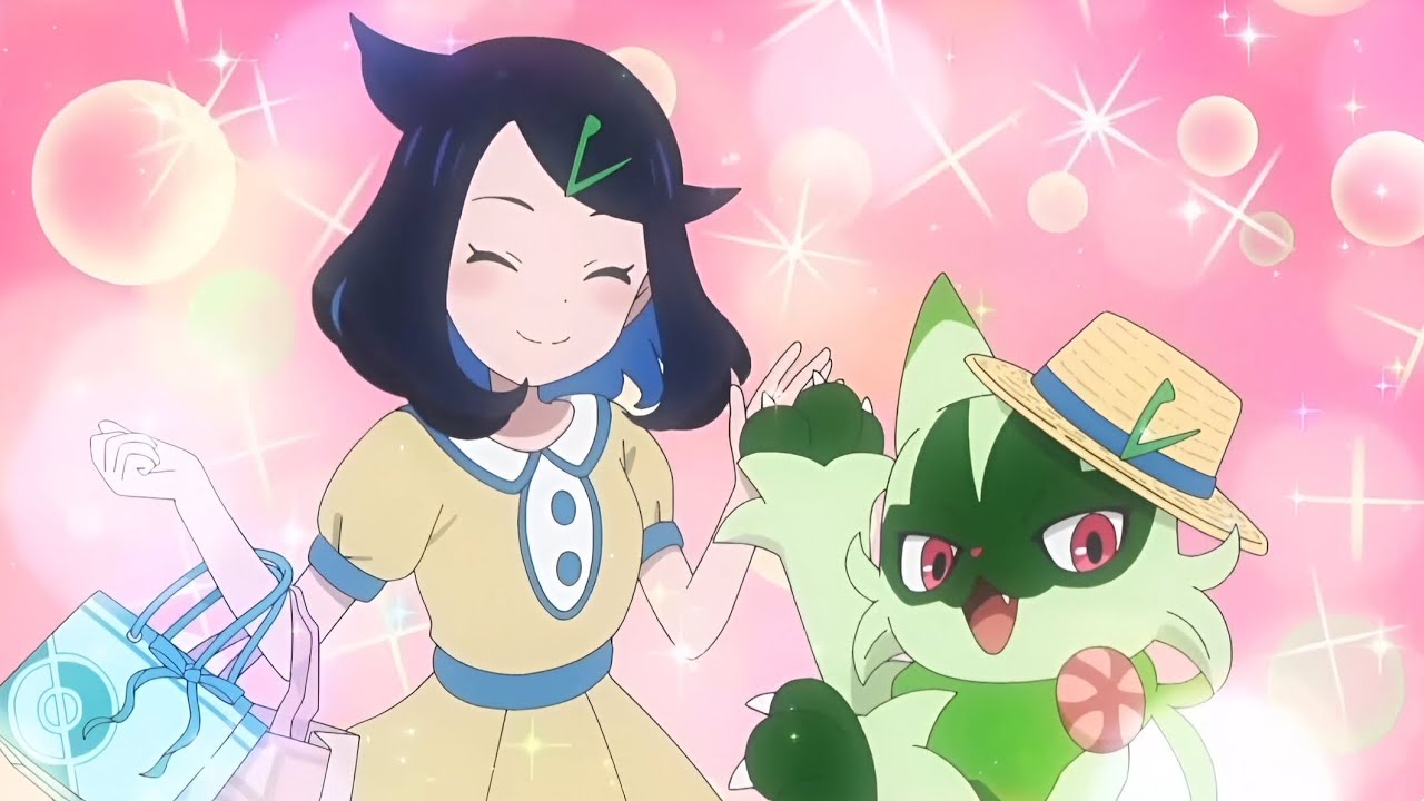 Liko and Meowscarada's funny moments from Pokémon Horizons Episodes 92 ...