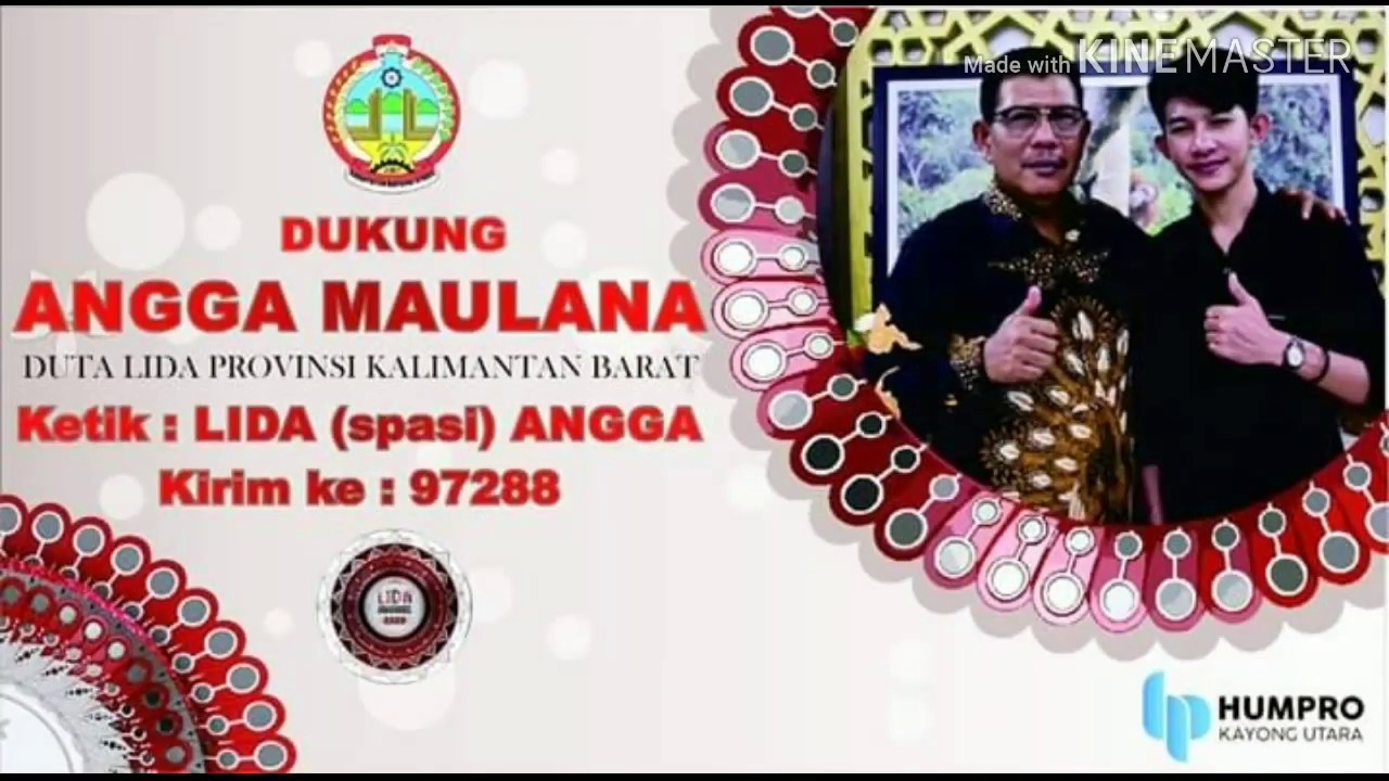 Dukungan kepada Angga maulana, lida 2020 perwakilan kalbar - YouTube