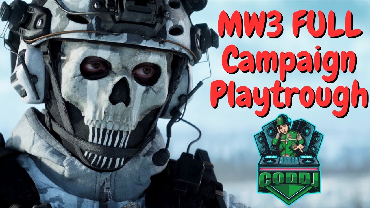 TheCallofDutyDJ Plays The MW3 Campaign! (FULL GAME) - YouTube