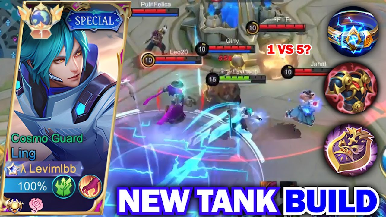 NEW META LING TANK BUILD!! DARAH TEBEL DAN TRUE DAMAGENYA SAKIT USER ...