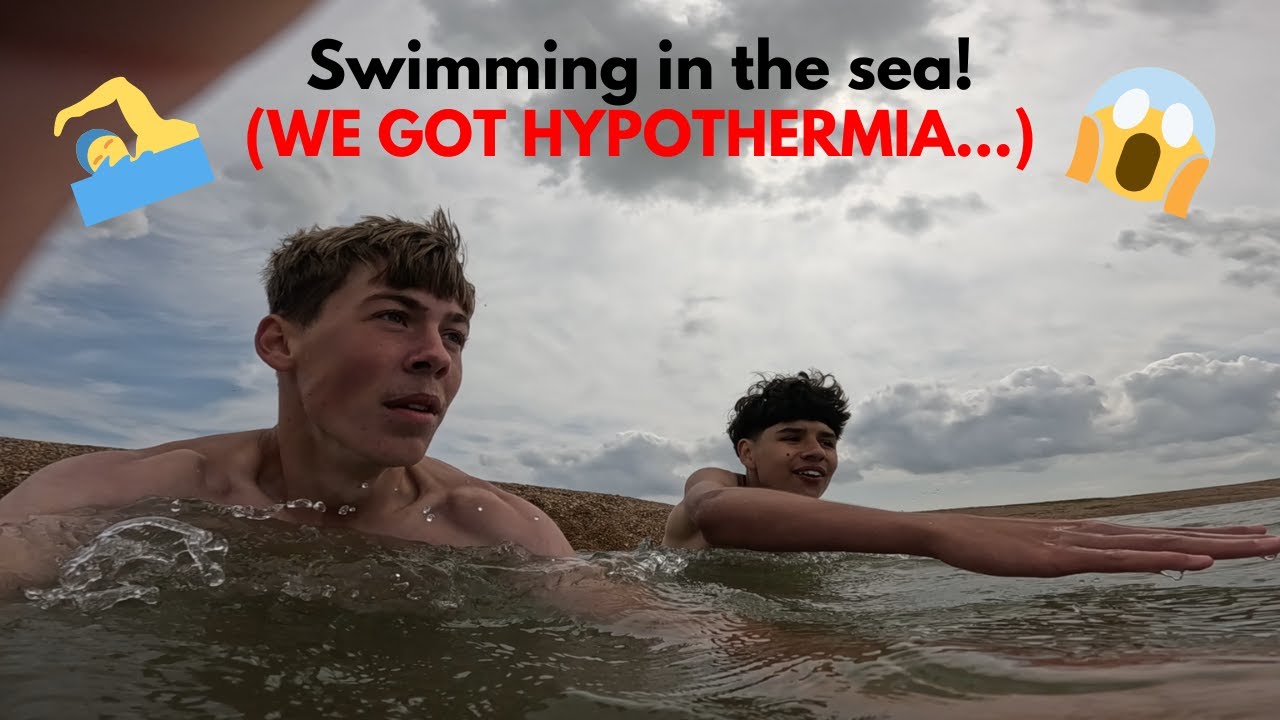 SWIMMING IN DANGEROUS SUB-ZERO WATER (WE GOT HYPOTHERMIA...) - YouTube