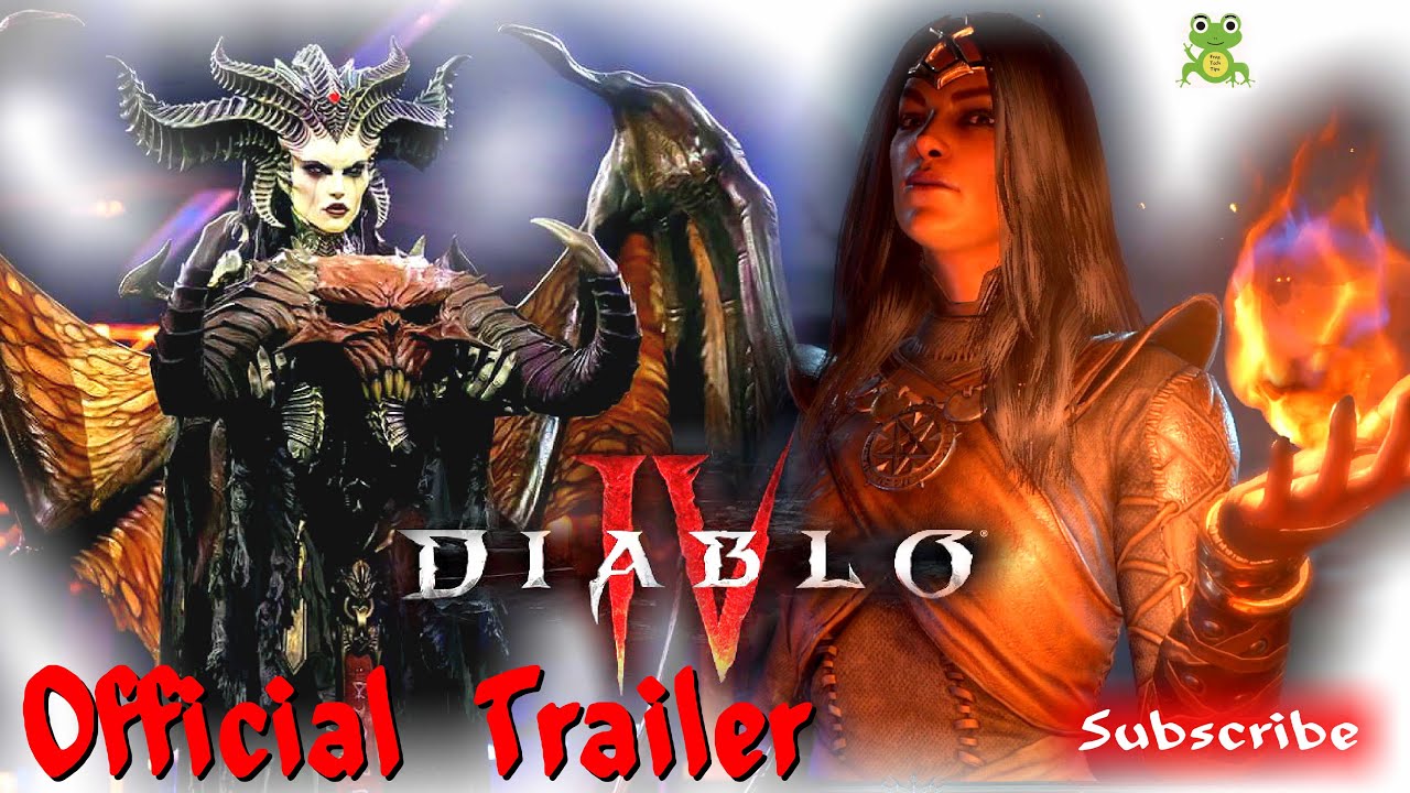Diablo 4 - Official Cinematic Trailer - with gameplay 4K - YouTube
