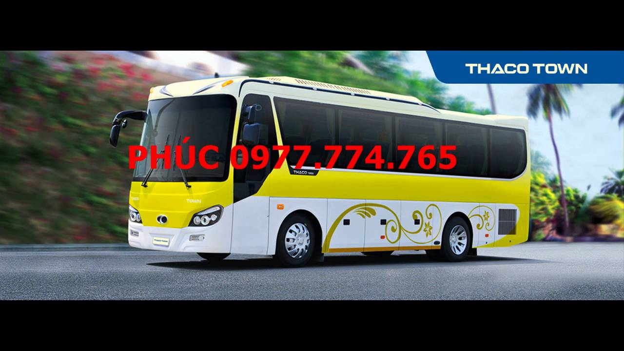 Xe khách 39 chỗ Thaco TB95S, xe Town 39 chỗ bầu hơi, xe 39 chỗ Thaco ...