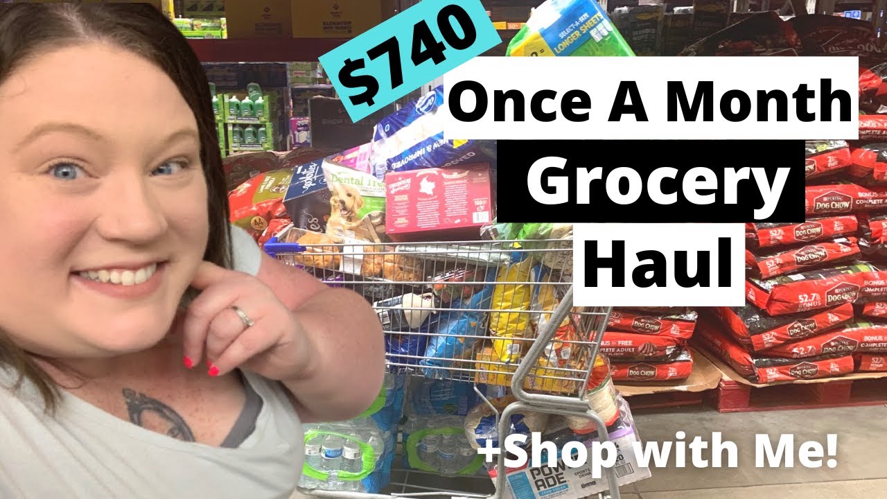 Once-A-Month Grocery Haul for Our Family of 4 | September 2022 - YouTube