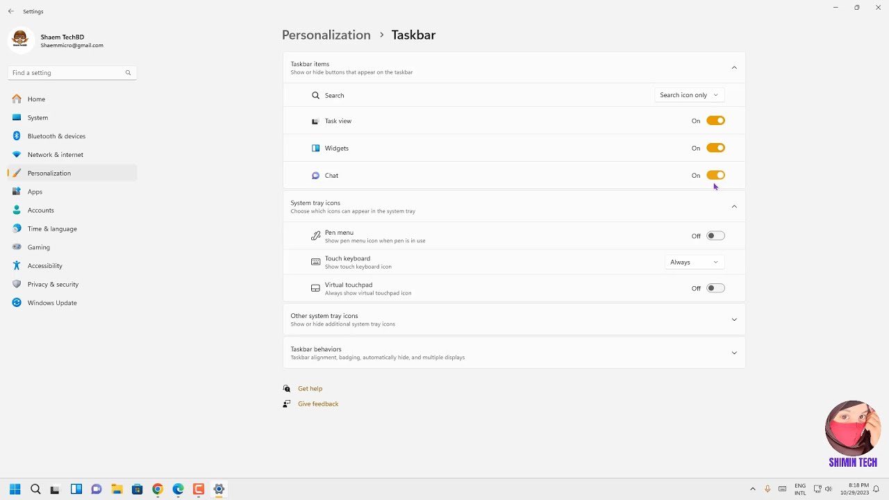 Show or Hide Taskbar Buttons in Windows 11 - YouTube