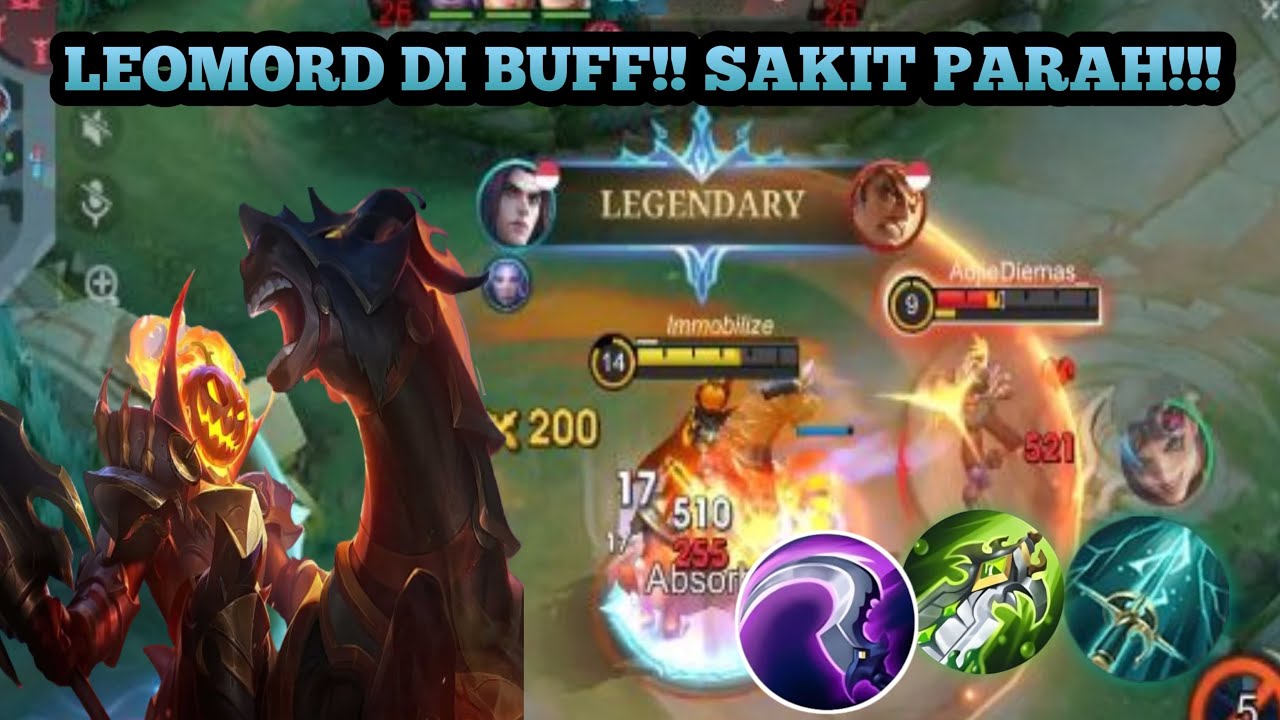 LEOMORD BUFF, BUIlD EMBLEM & GAMEPLAY LEOMORD - YouTube