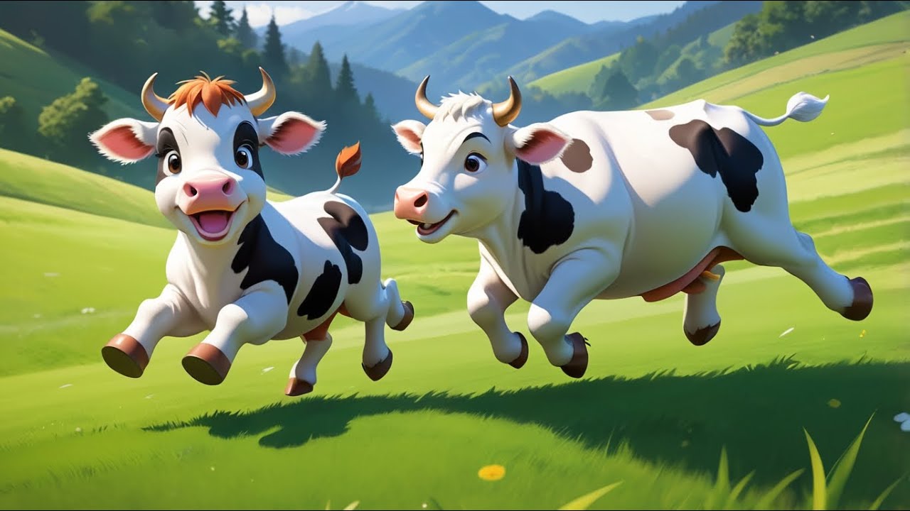 "Moo Moo Baby Cow | Fun Animal Song for Kids | Learn Farm Animals ...