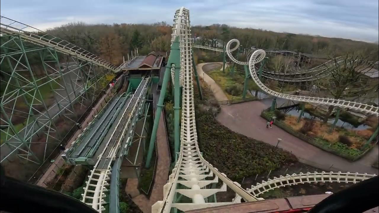 Efteling Python Front Row Onride POV December 2024 - YouTube