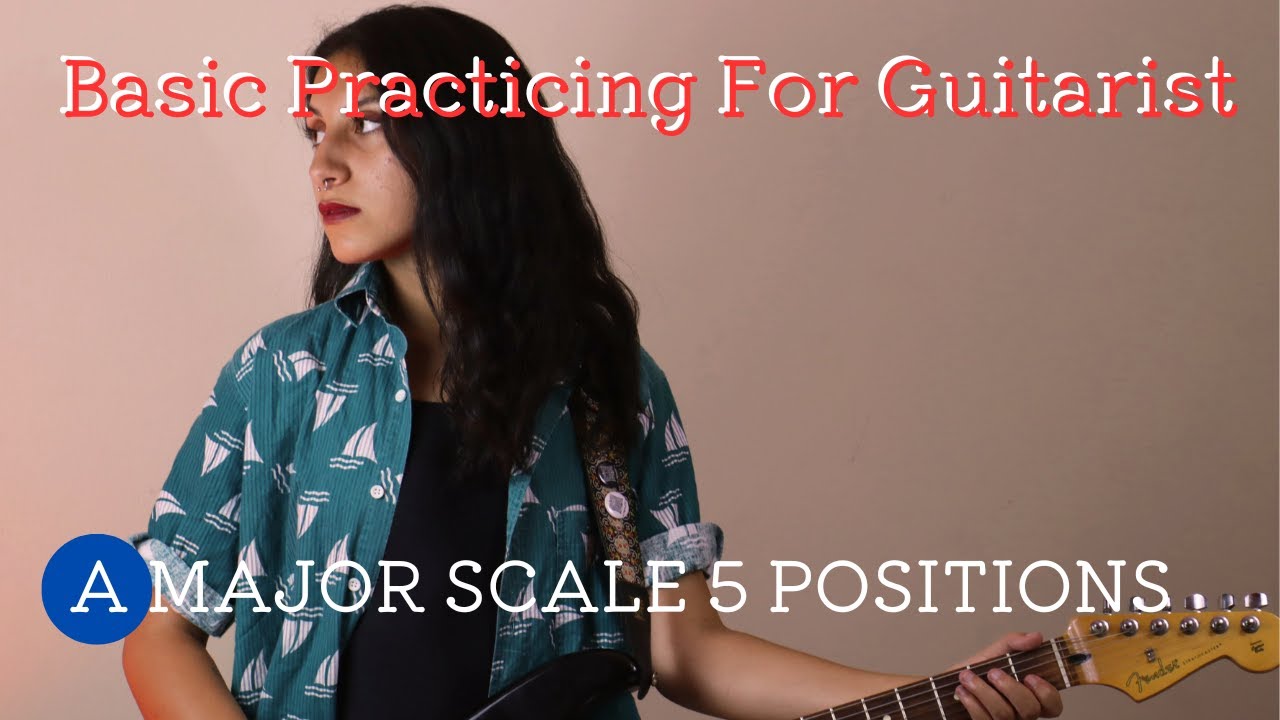 【A MAJOR SCALE 5 POSITIONS】 - YouTube