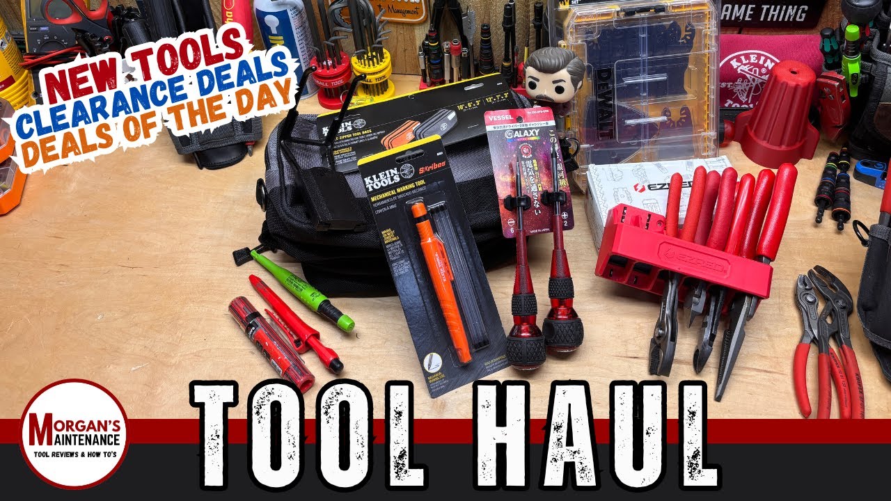 Tool Haul - Vessel, Dewalt, Klein, EZRED, Gator #tools #maintenance # ...