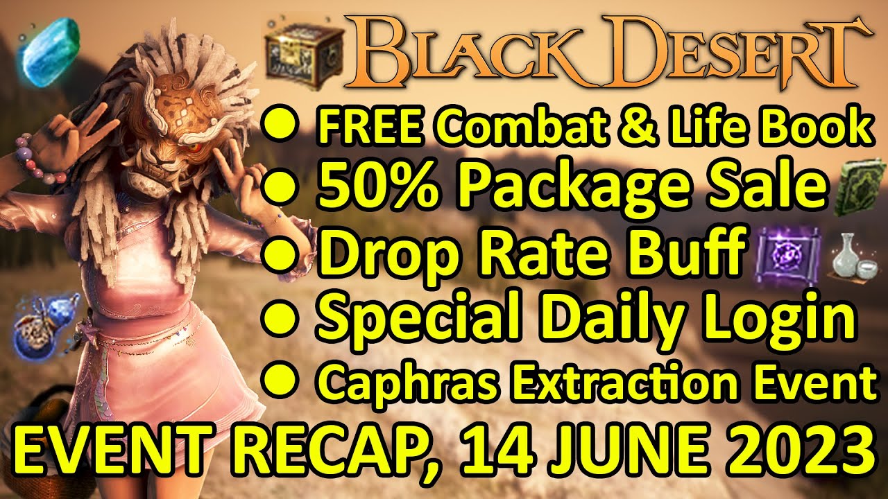 FREE Combat & Life Book, 50% Package Sale, Caphras Extraction (BDO ...
