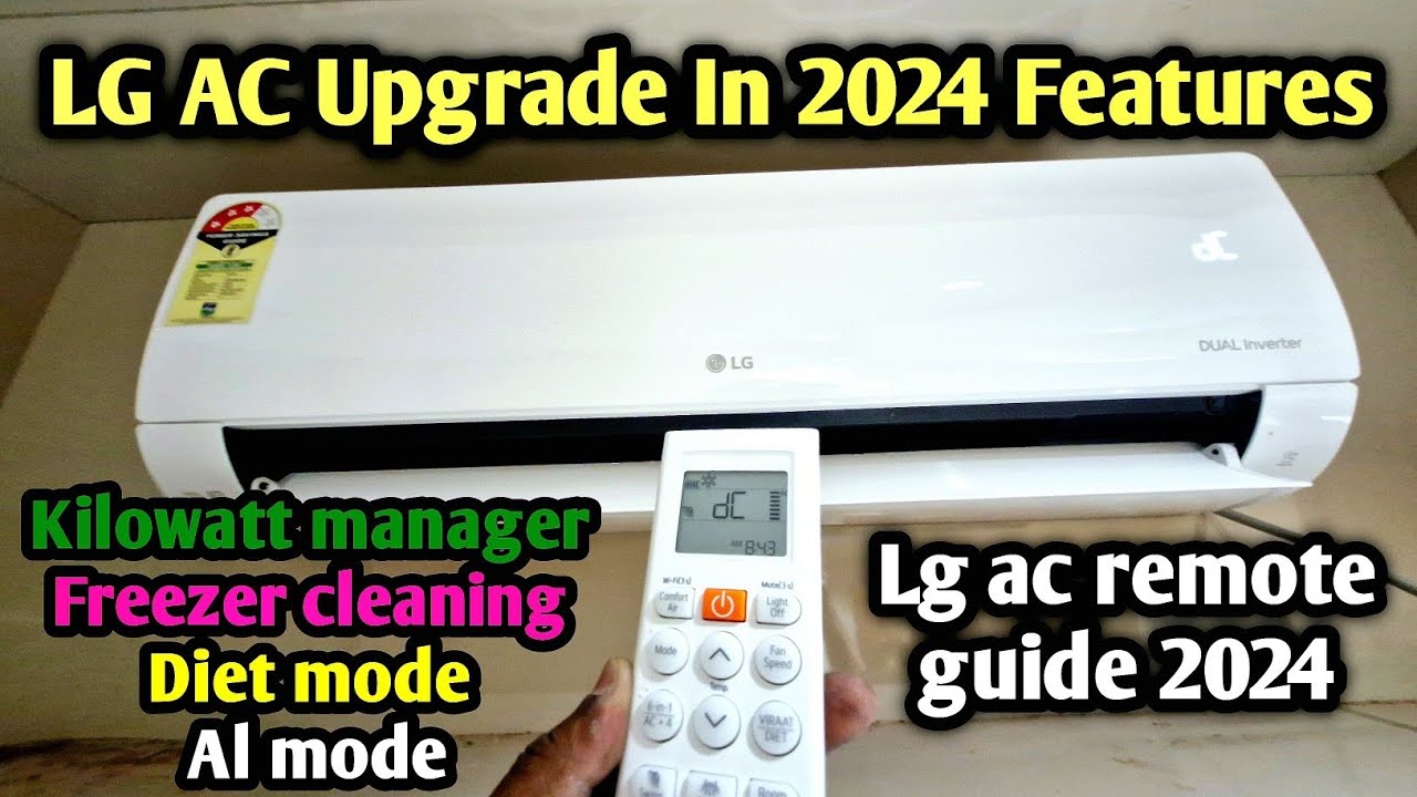 LG Ac New Feature 2024| Lg Ac Remote Guide 2024| Lg ac Diet mode ...